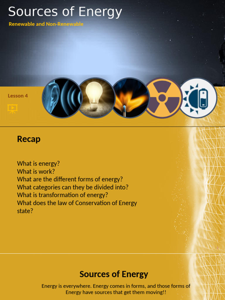 Energy Lesson 5 Sources of Energy | PDF | Greenhouse Gas | Greenhouse ...