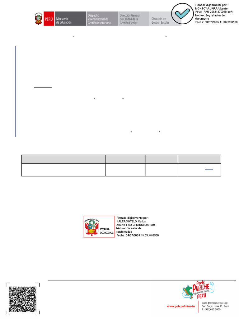 Oficio - Multiple 00099 2025 Minedu Vmgi Digc Dige | PDF