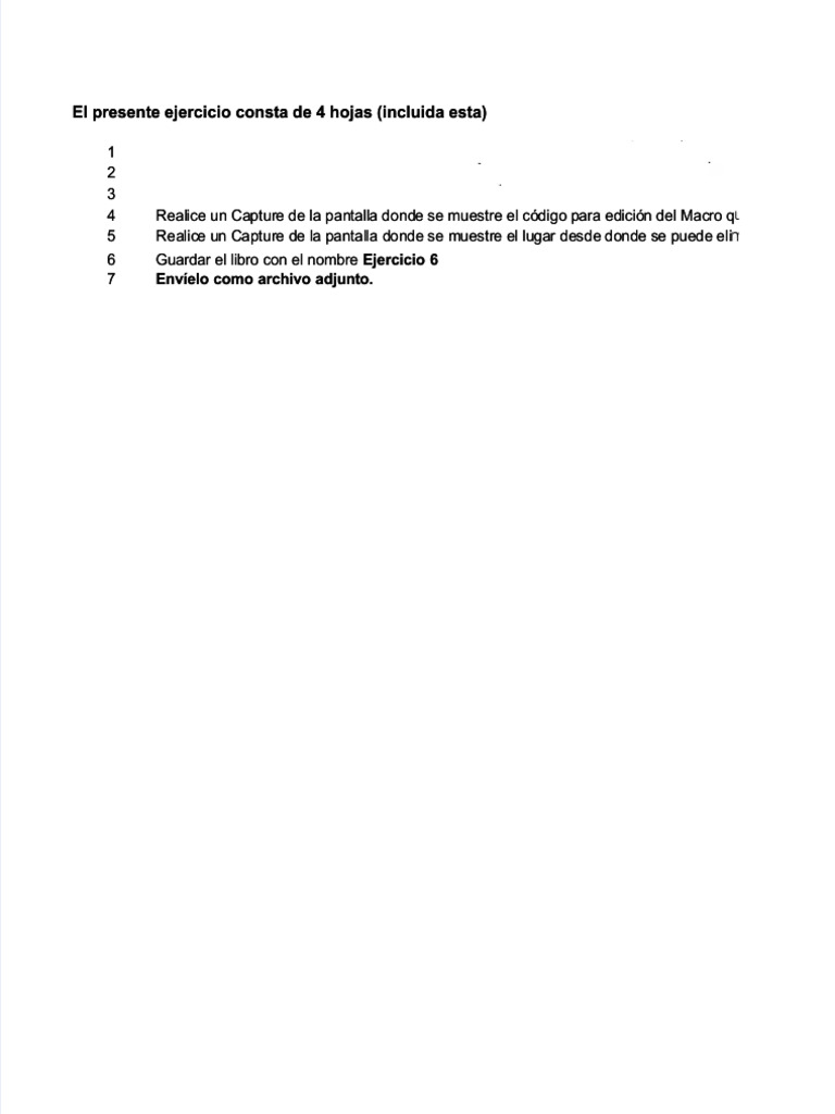 PDF Ejercicio 6 Excel Avanzado Compress | PDF