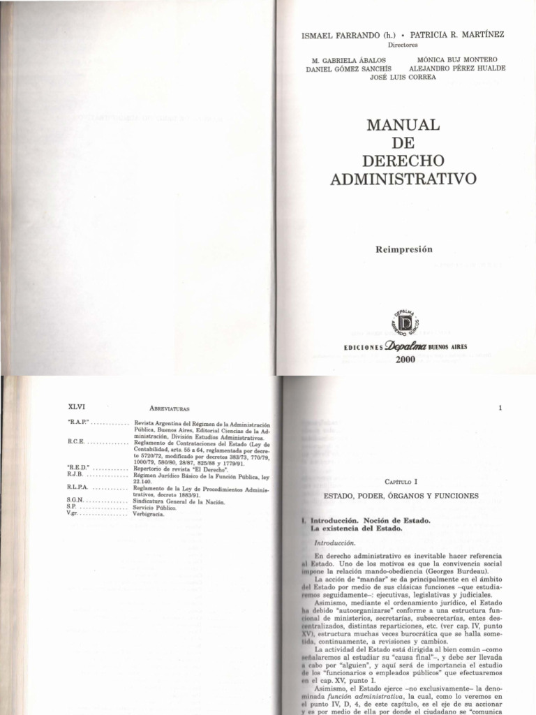 Farrando - Estado, Poder, Organos y Funciones | PDF | Estado (política ...
