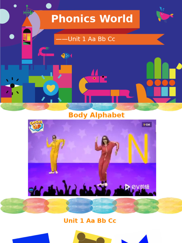 Phonics World - Unit 1 Aa BB CC | PDF