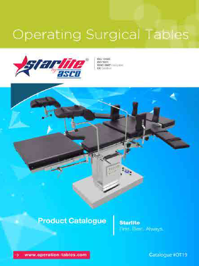 Operation Table With Hydraulic Height Adjustment C Arm Compatible ...