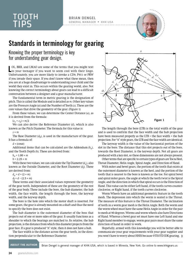 Essential Gear Terminology Explained | PDF | Gear | Geometry