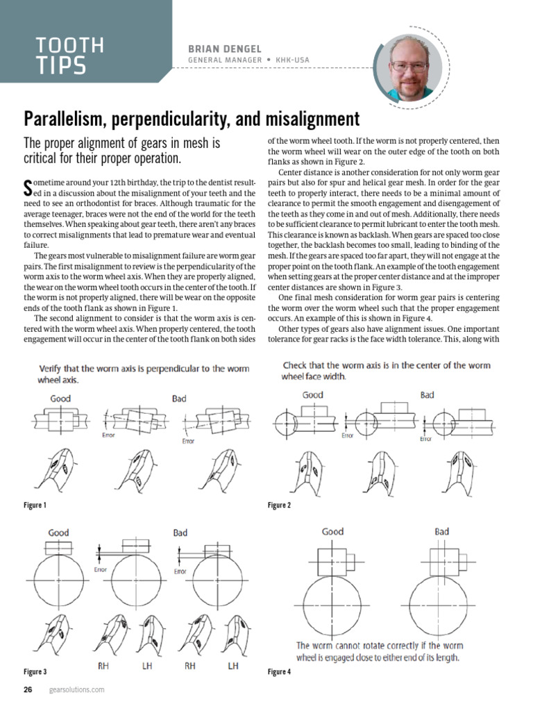 Parallelism Perpendicularity and Misalignment | PDF | Gear | Mechanical Engineering