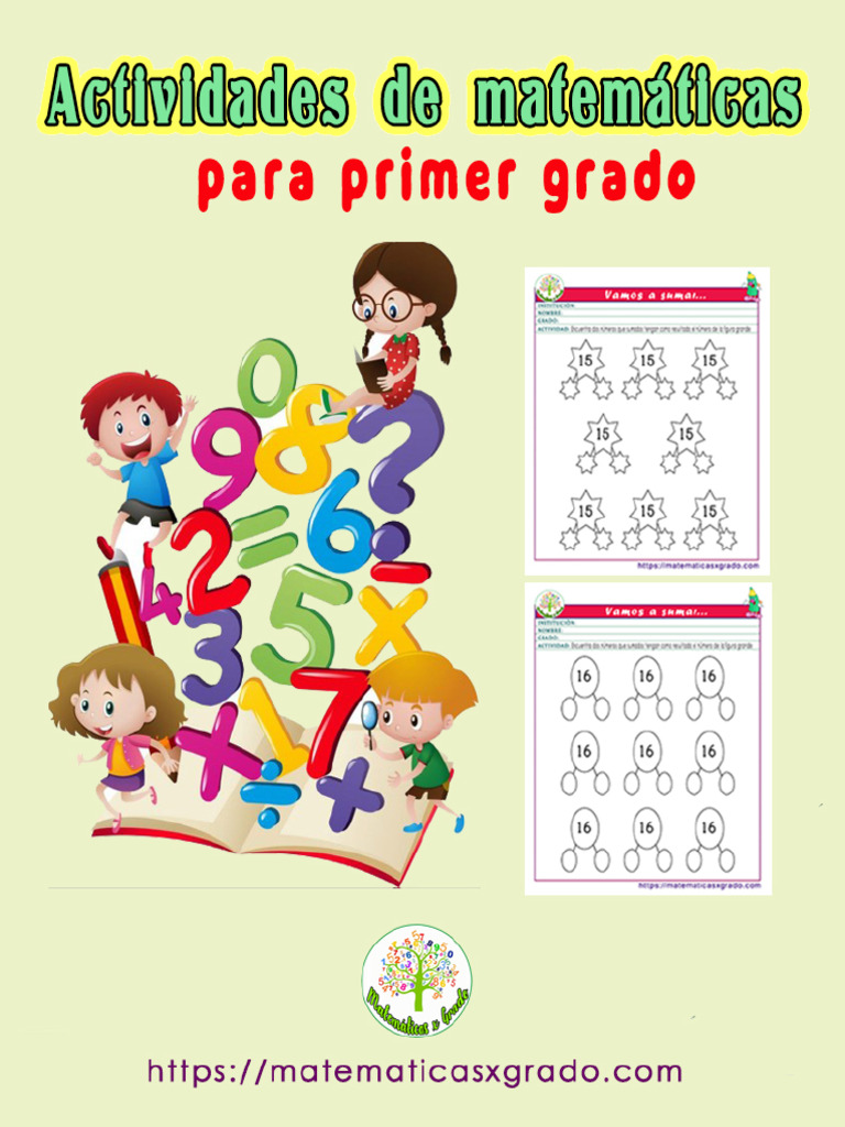 Actividades de Sumas para Primer Grado | PDF