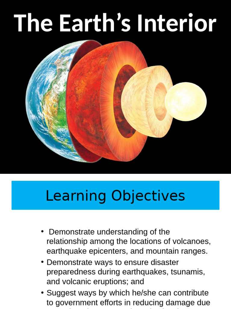 Interior of The Earth | PDF | Plate Tectonics | Earth