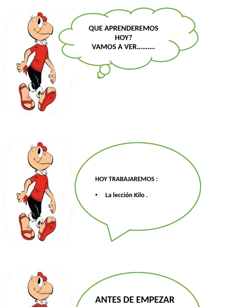 Miercoles 29 de Septiembre, Lecciòn Kilo | PDF