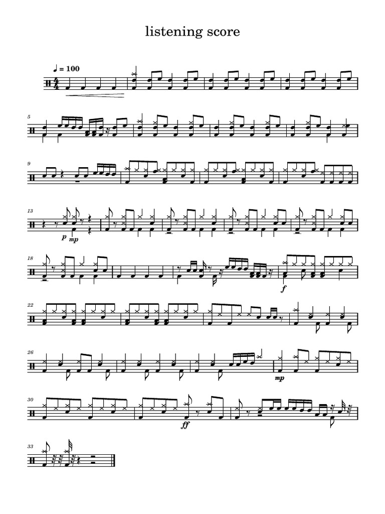 Listening Score Final | PDF