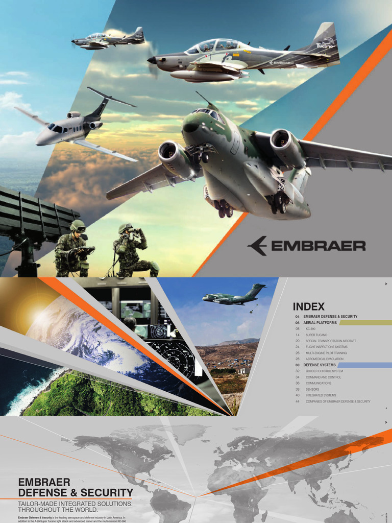 Embraer Defense & Security Overview | PDF | Air Traffic Control | Radar
