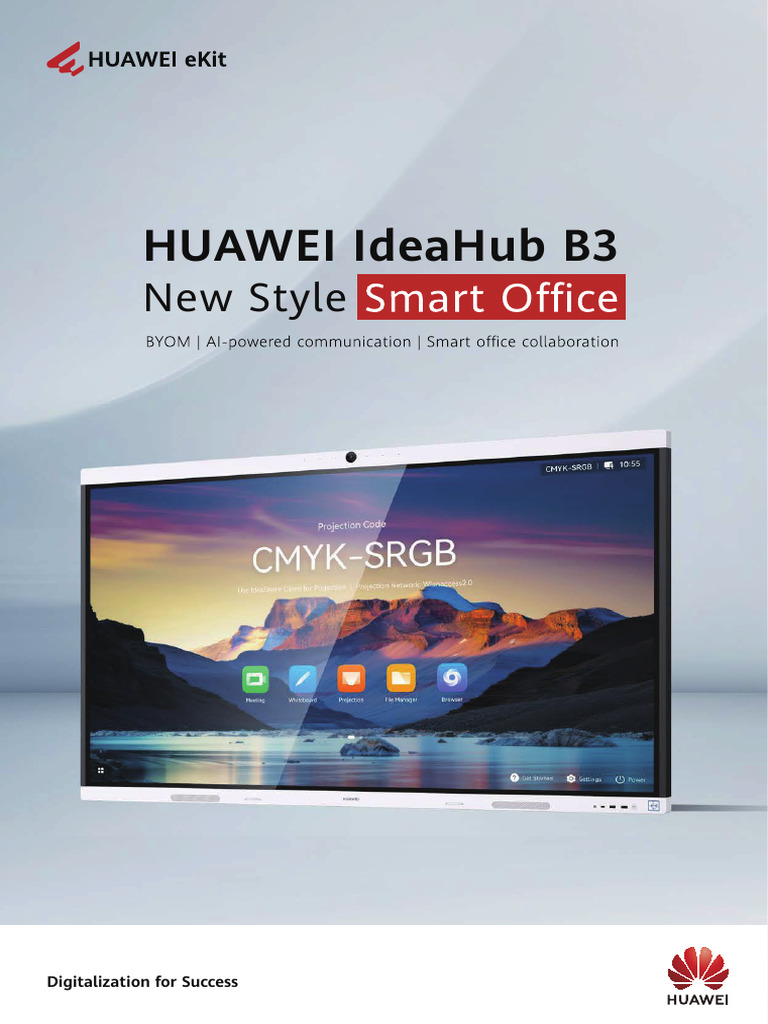 HUAWEI IdeaHub B3 - Data Sheet | PDF | Mobile App | Android (Operating System)