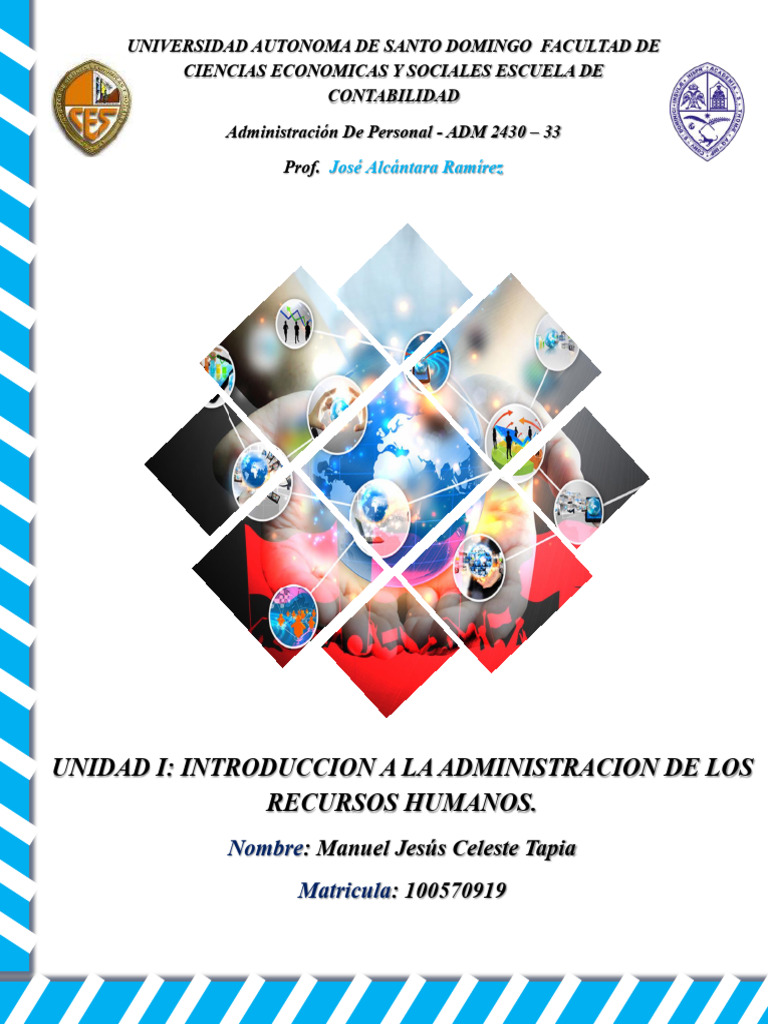 Unidad 1. Tarea1 Manuel Jesus Celeste Tapia 100570919 | PDF | Gestión de recursos humanos ...
