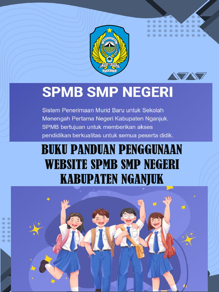 Panduan Website SPMB SMP Nganjuk | PDF