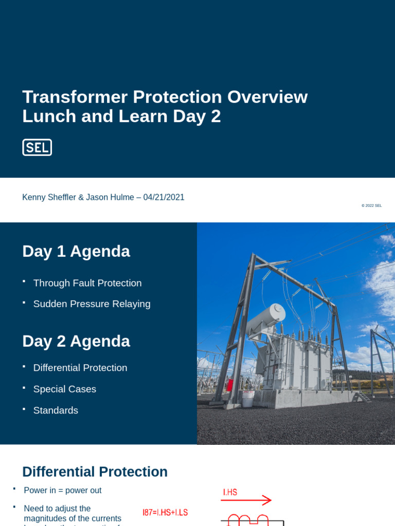 Transformer Protection Techniques Overview | PDF | Transformer ...