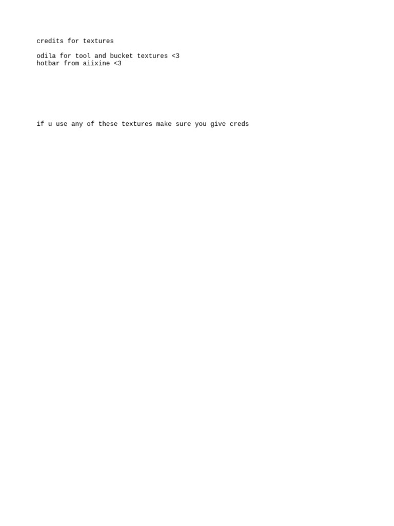 Credits | PDF