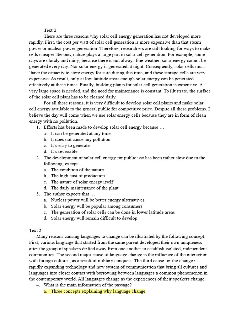 Reading Comprehension Practice 1 - Student's | PDF | Dust Bowl | Galaxy