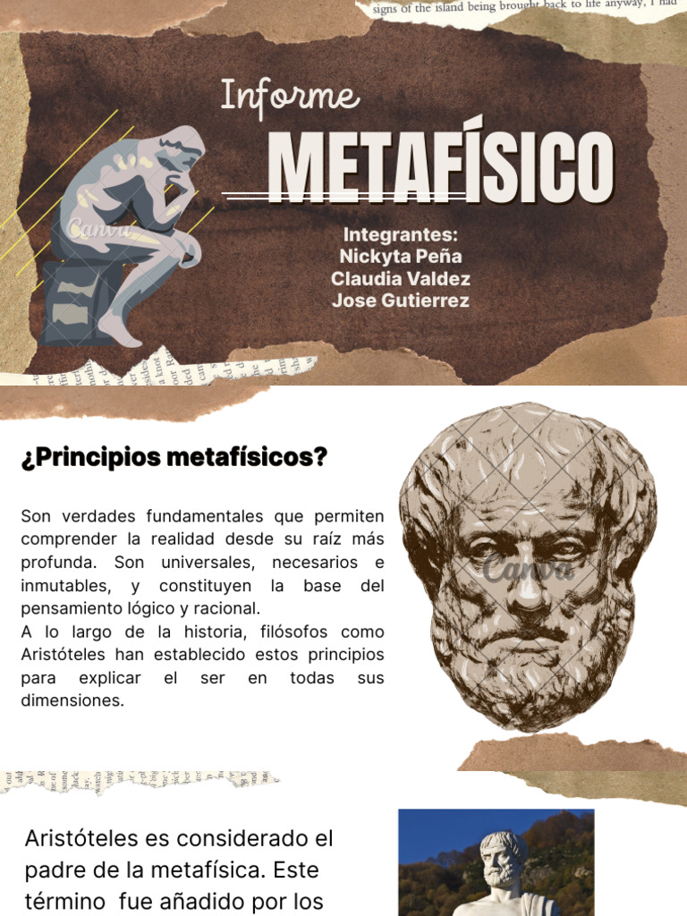 Metafísica | PDF | Causalidad | Metafísica
