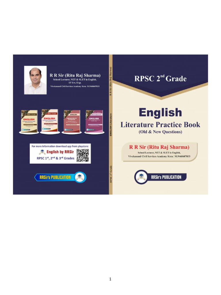 Sample English Literature Book | PDF