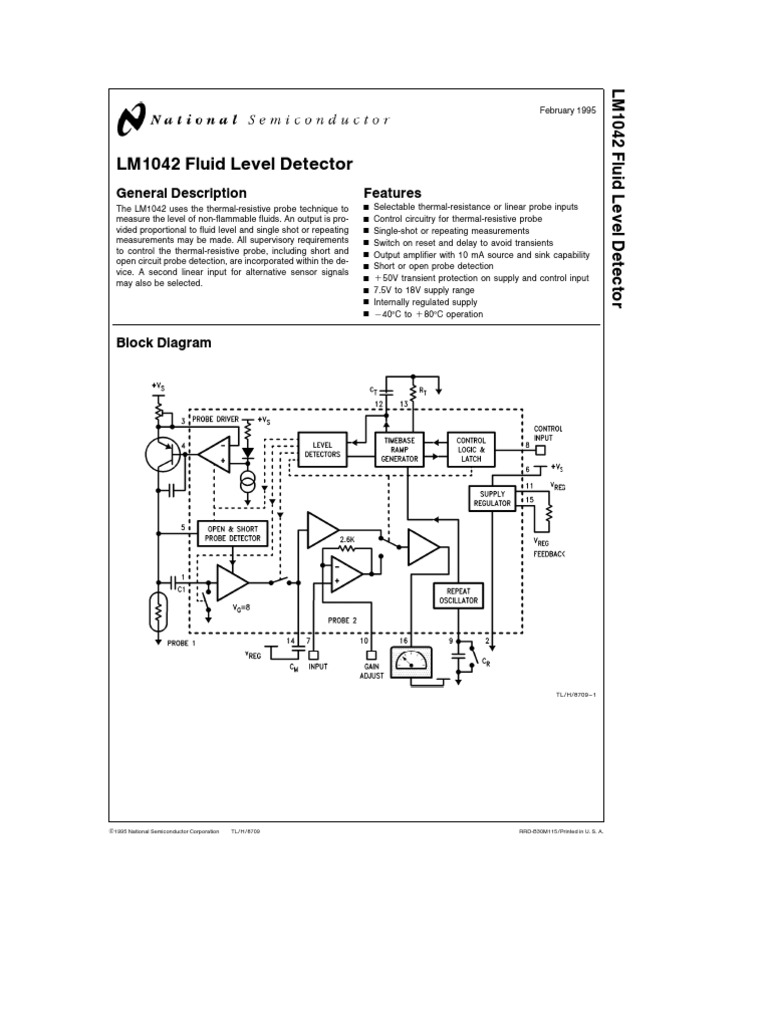 LM1042 | PDF | Amplifier | Capacitor