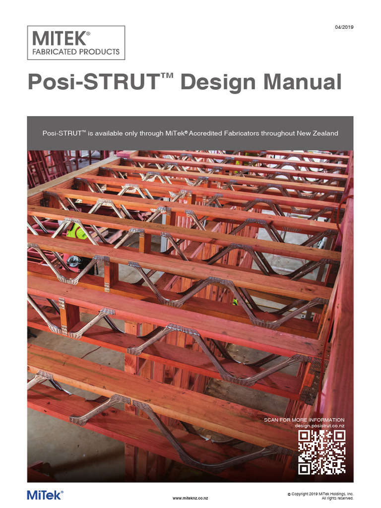 Posi-STRUT™ Design Manual Overview | PDF | Truss | Structural Load