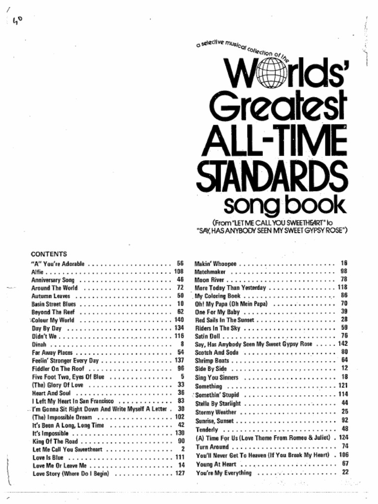World's Greatest Standards | PDF