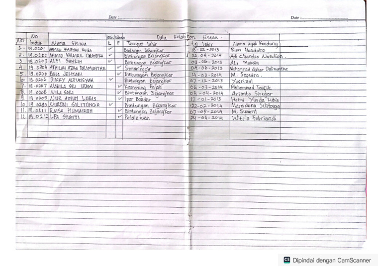 Daftar Nilai MDA TH 2025 - 2 | PDF