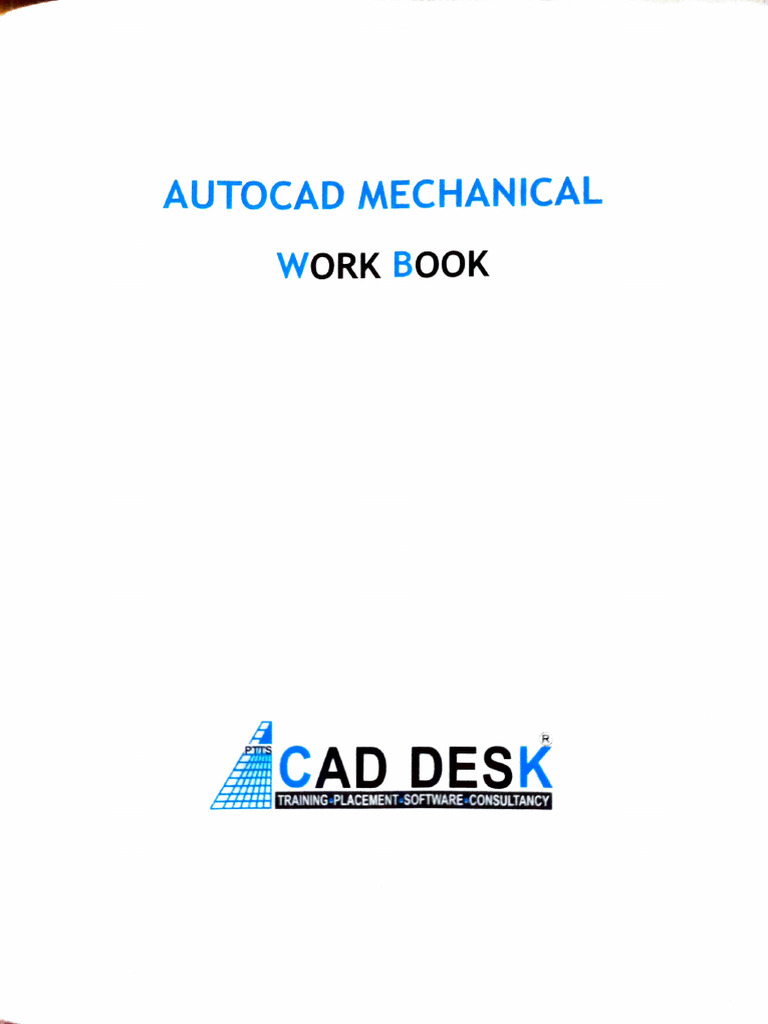 Autocad Mechanical Workbook | PDF