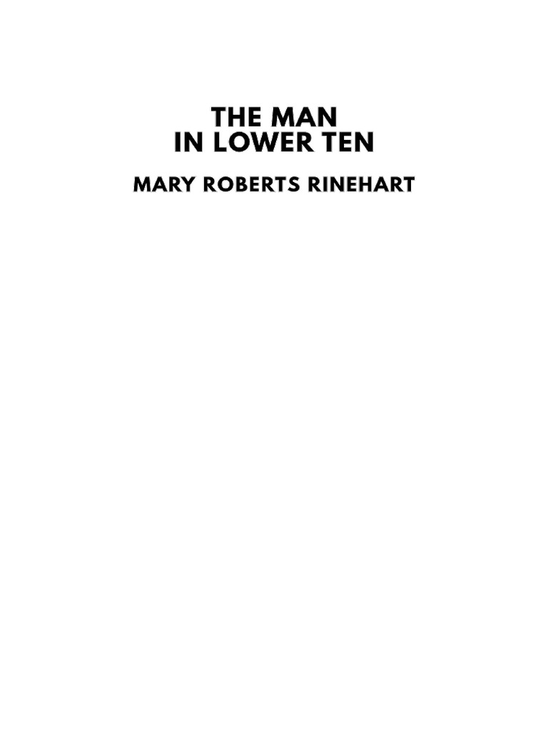 The Man in Lower Ten | PDF | Public Domain