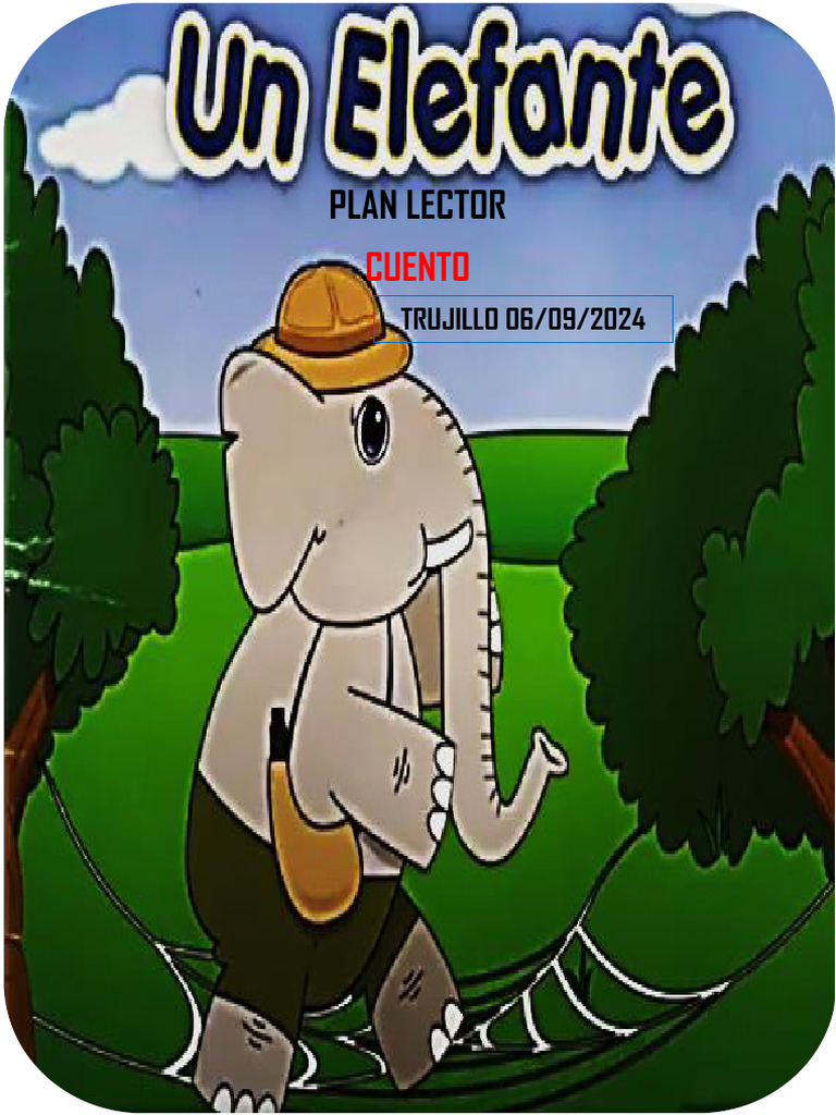 Plan Lector - Cuento Un Elefante | PDF