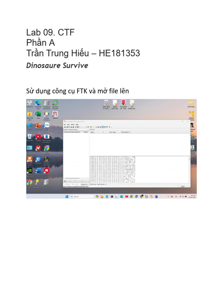 TranTrungHieu HE181353 FRS301 LAB09-Part1 | PDF