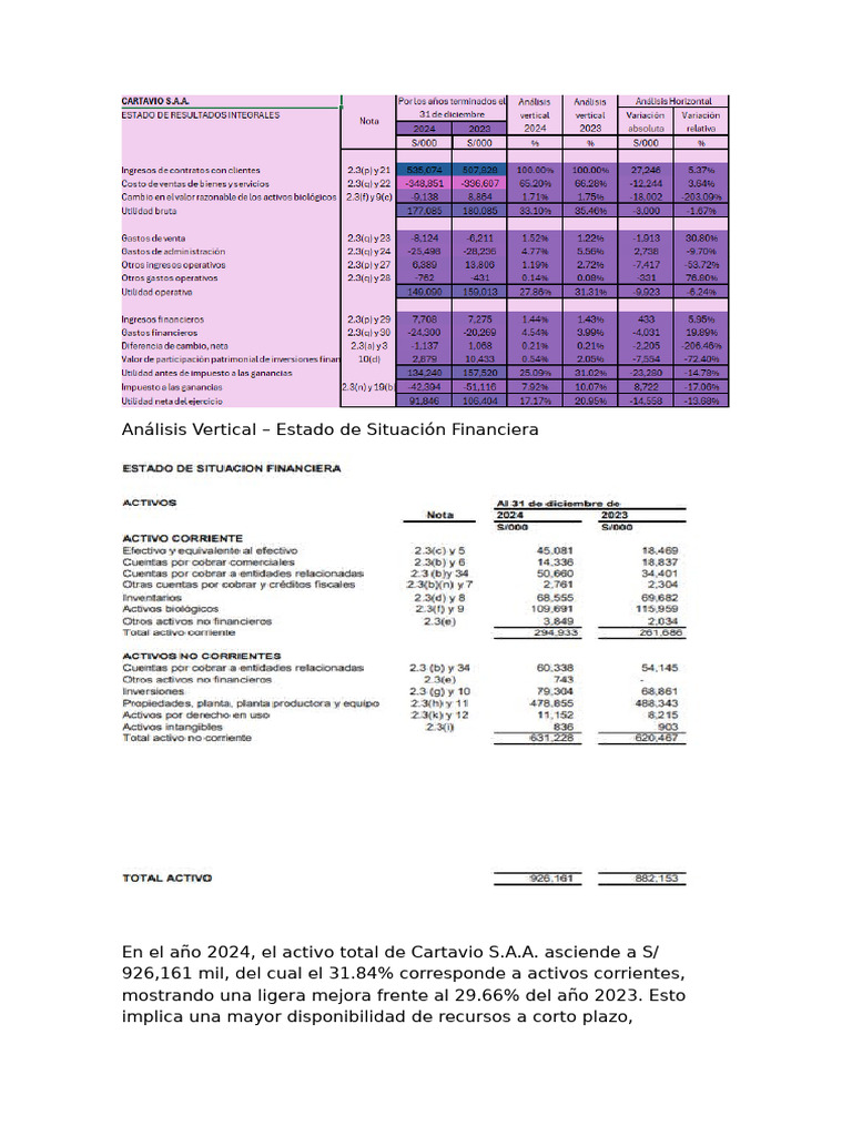 TF - Contabilidad Financiera - Brian Aranda | PDF | Rentabilidad sobre recursos propios ...