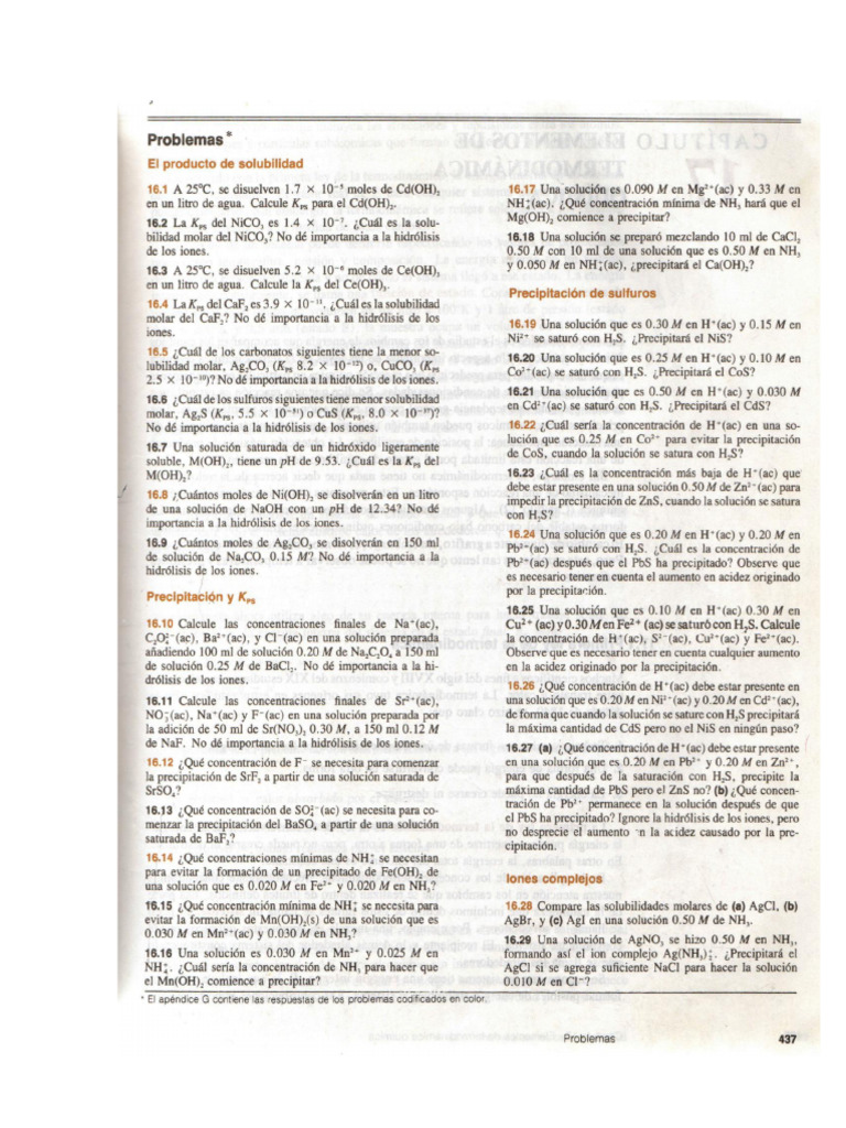 Ejercicios Solubilidad | PDF