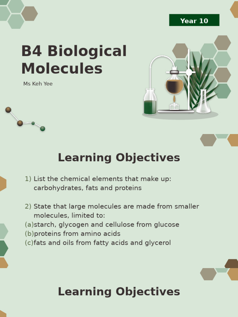 Understanding Biological Molecules and Tests | PDF | Carbohydrates | Lipid
