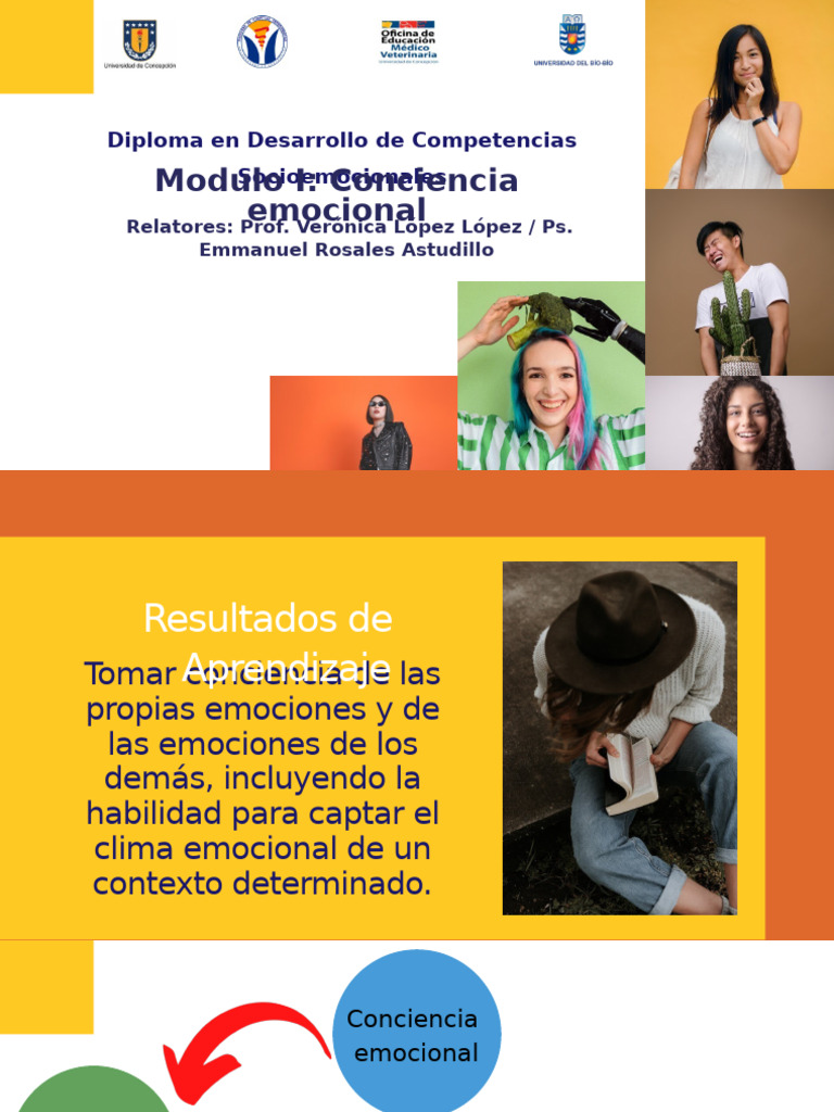 Módulo I Conciencia Emocional 22 Abril | PDF | Las emociones | Aprendizaje