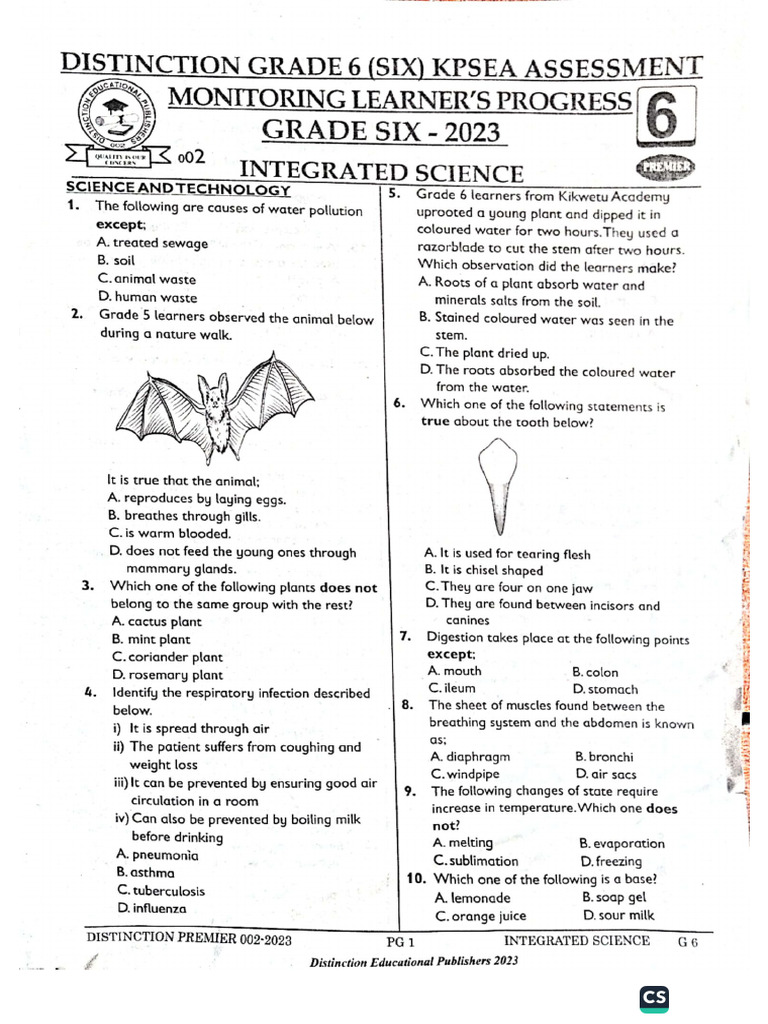 Integrated Science 1 | PDF