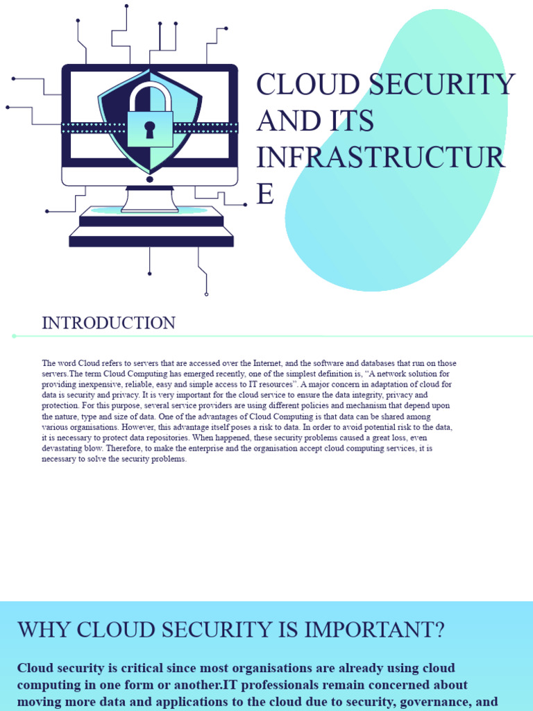 Cloud Security Infrastructure Overview | PDF | Security | Computer Security