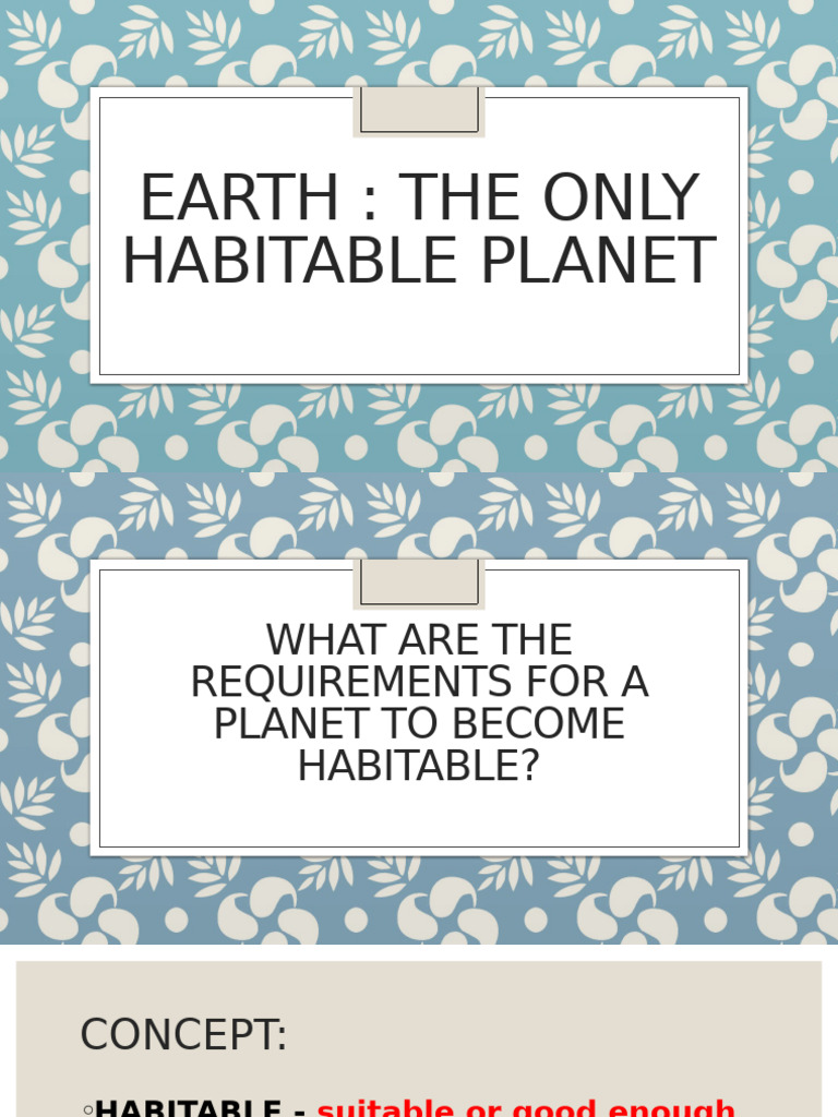 3 Earth The Habitable Planet SCIENCE11 | PDF | Atmosphere | Planetary ...