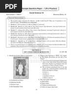 Cbse Gr-9 SST Sample-Paper Annual-Exam Ay24-25 | PDF | Legislature ...