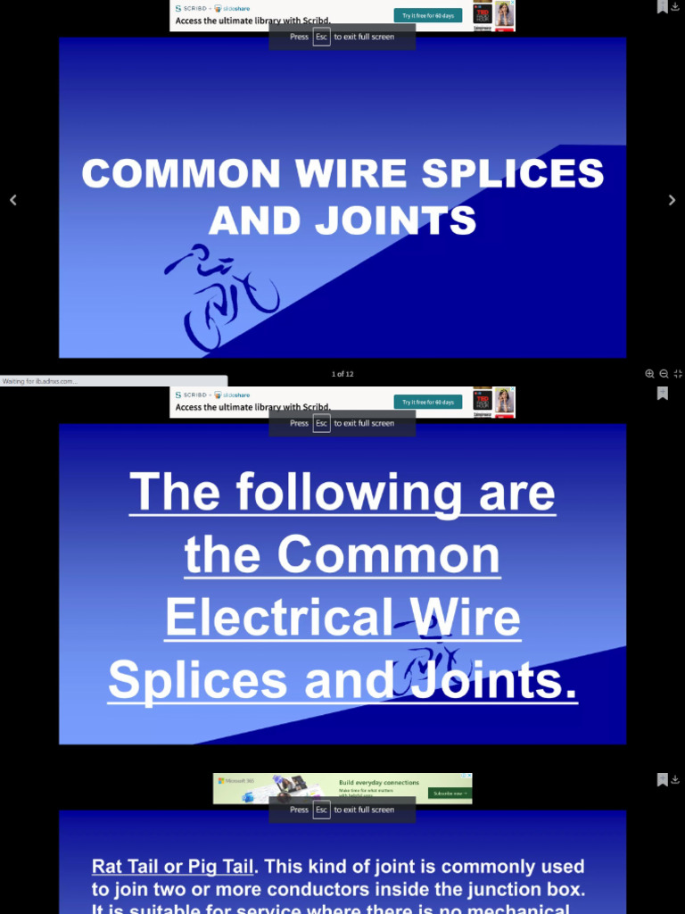 Splices and Joints | PDF
