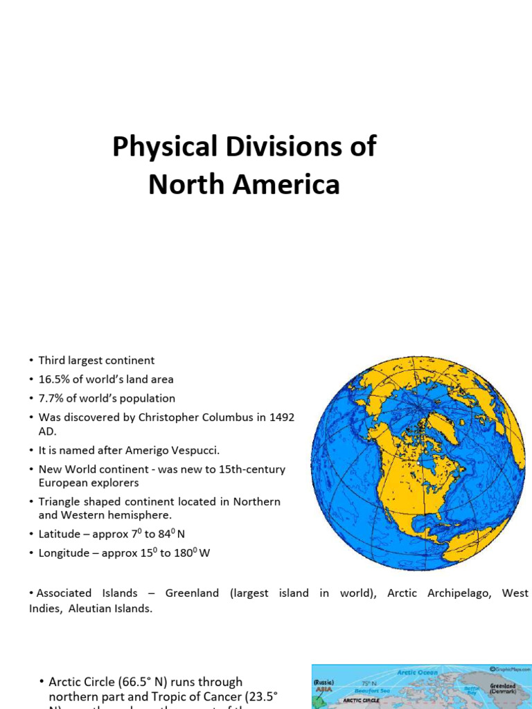 North America Physical Geography | PDF | North America | West Indies