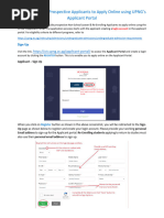 How To Register A Upng Online Platform Account | PDF