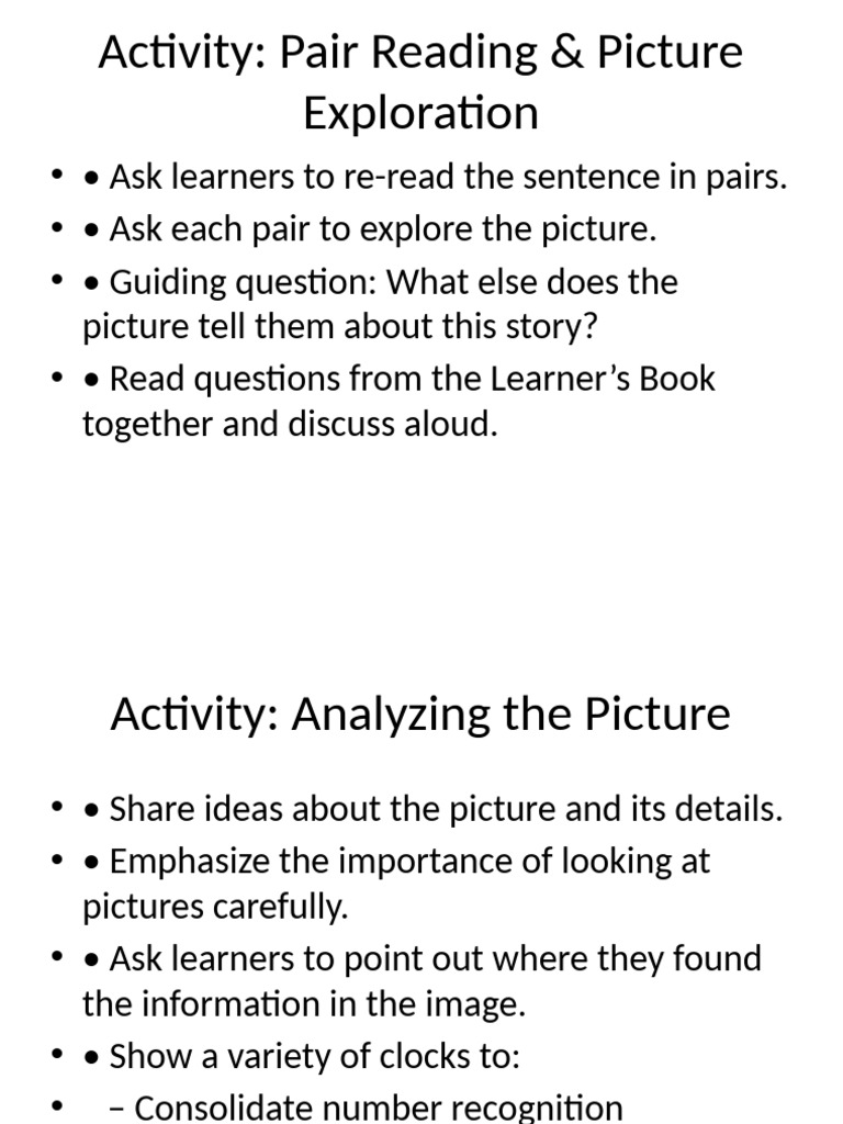 Pair Reading and Differentiation | PDF