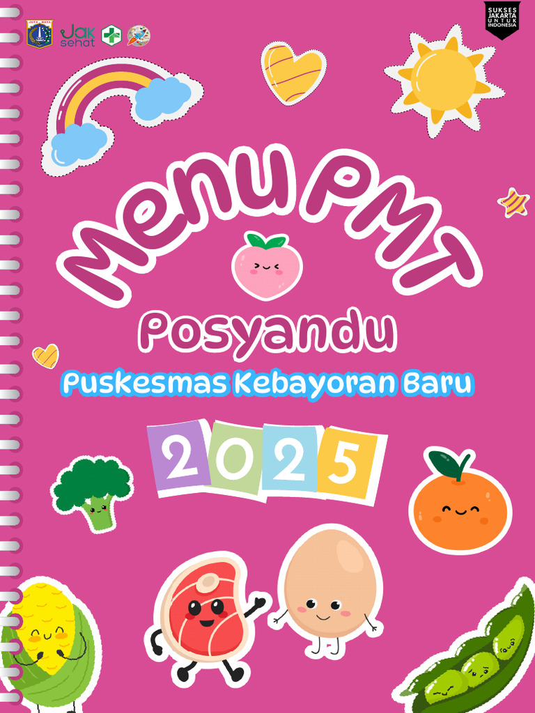 Menu PMT Posyandu Balita 2025 | PDF