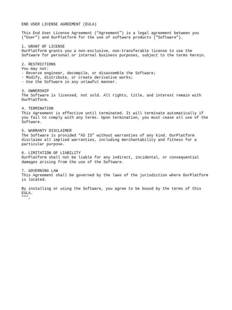 Eula | PDF