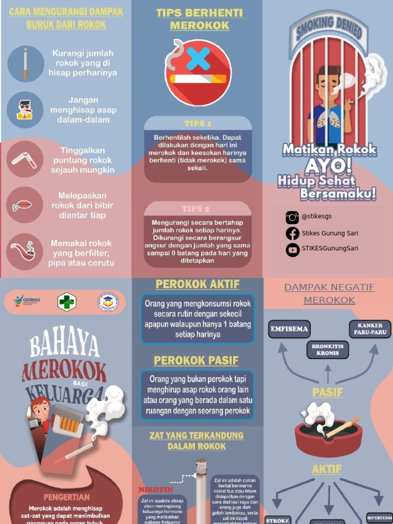 Leaflet Bahaya Merokok | PDF