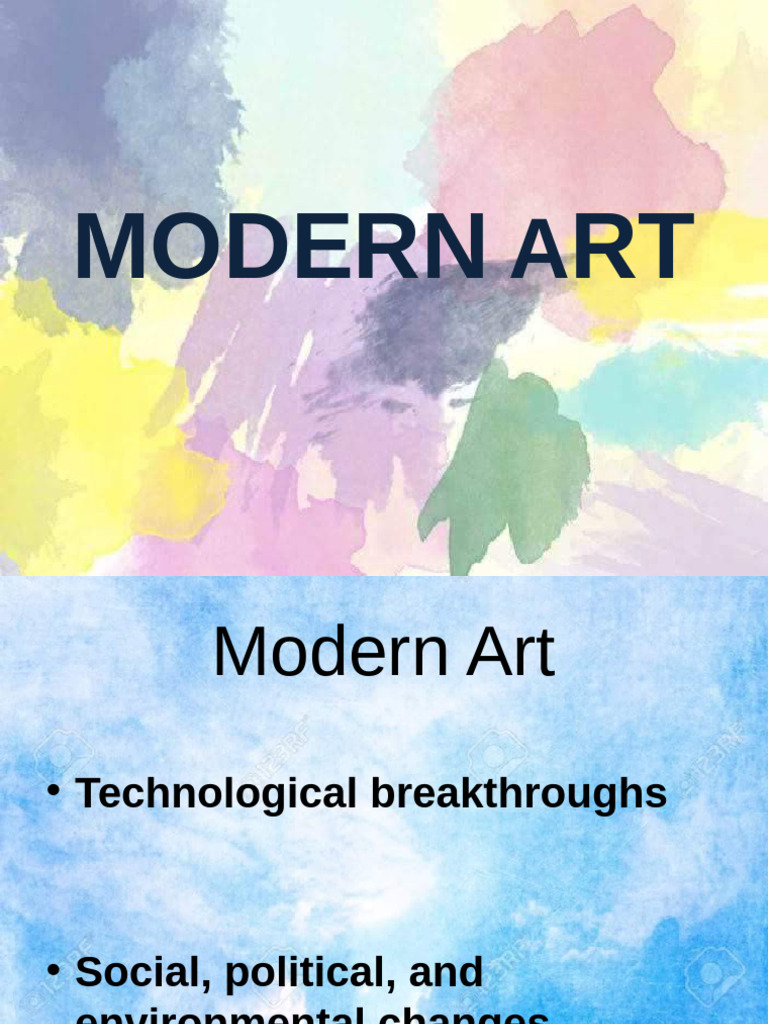 First Quarter Art Modern Art Part 1 | PDF | Impressionism | Claude Monet