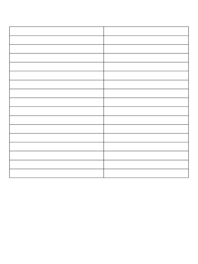 Bed Sheet Handover Table A4 | PDF