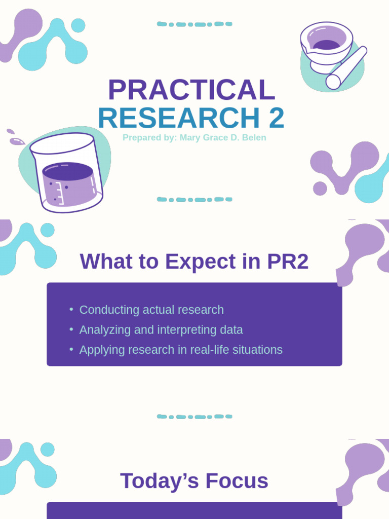 Lesson 1.1 - Intro To PR2 | PDF | Quantitative Research | Qualitative ...