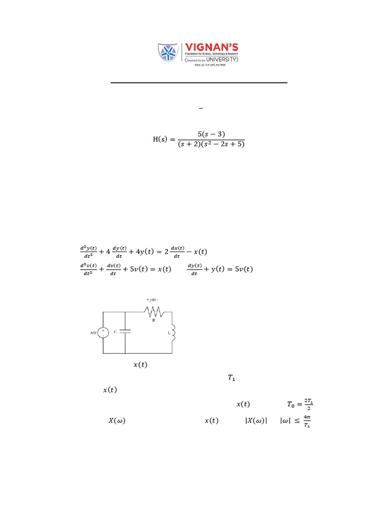 BSS Module II - II Year - Target I - Student | PDF | Fourier Transform ...