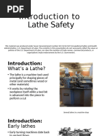 Centre Lathe Safety and Hazards | PDF | Switch | Manufactured Goods
