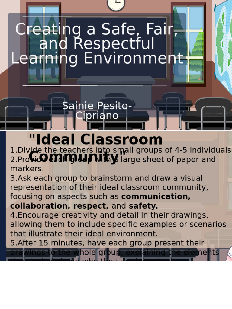Building a Respectful Learning Environment | PDF | Teachers | Communication